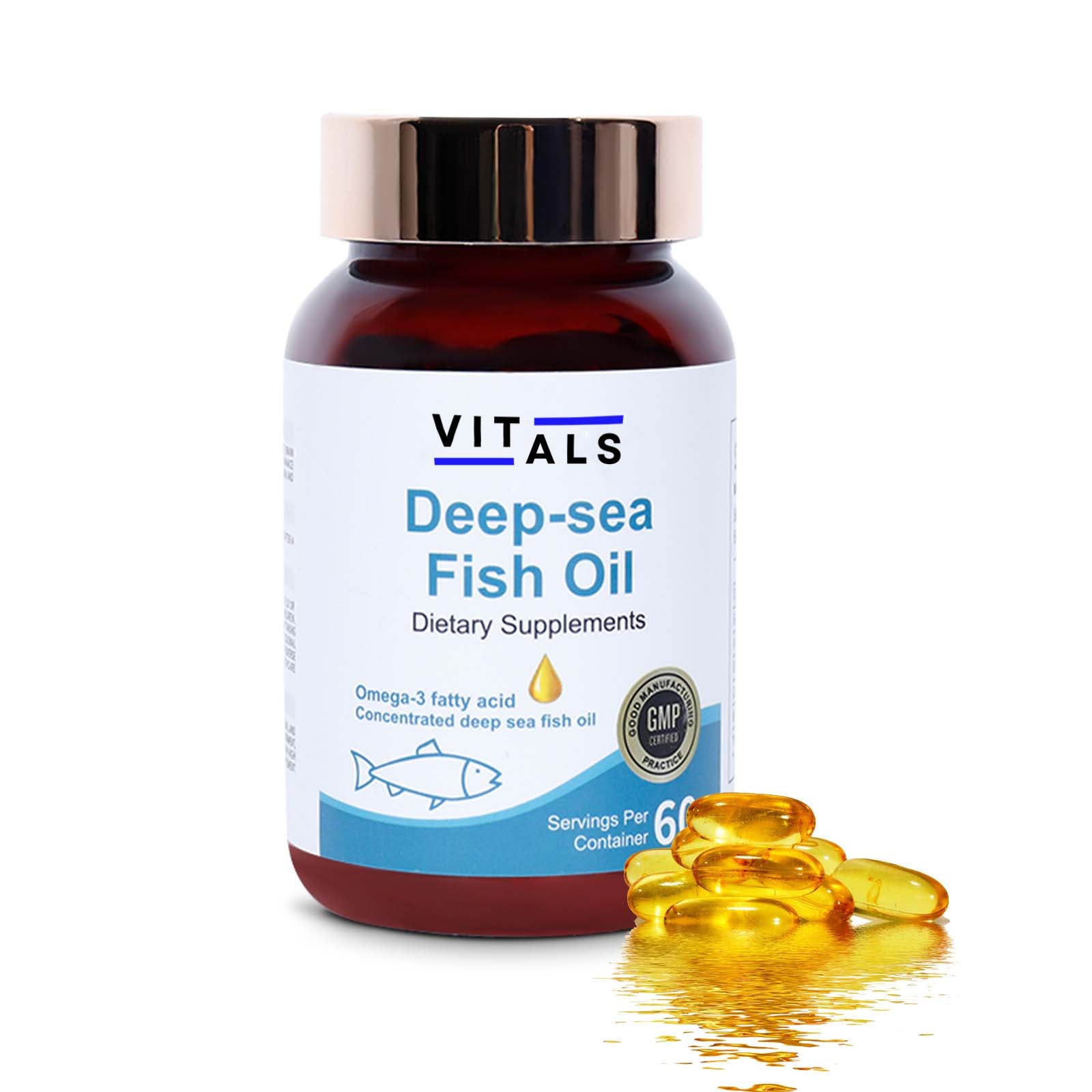 Deep-Sea Fish Oil Soft Gels 60ct – VitalBleu